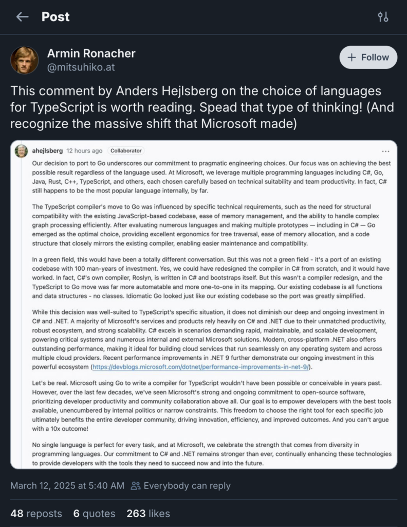 New TypeScript Compiler, Who Dis? – console.log()