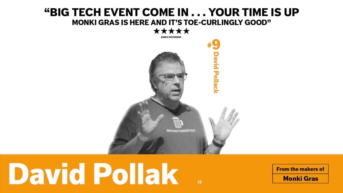 Monki Gras 2017: David Pollak – Packaging Funcatron – RedMonk