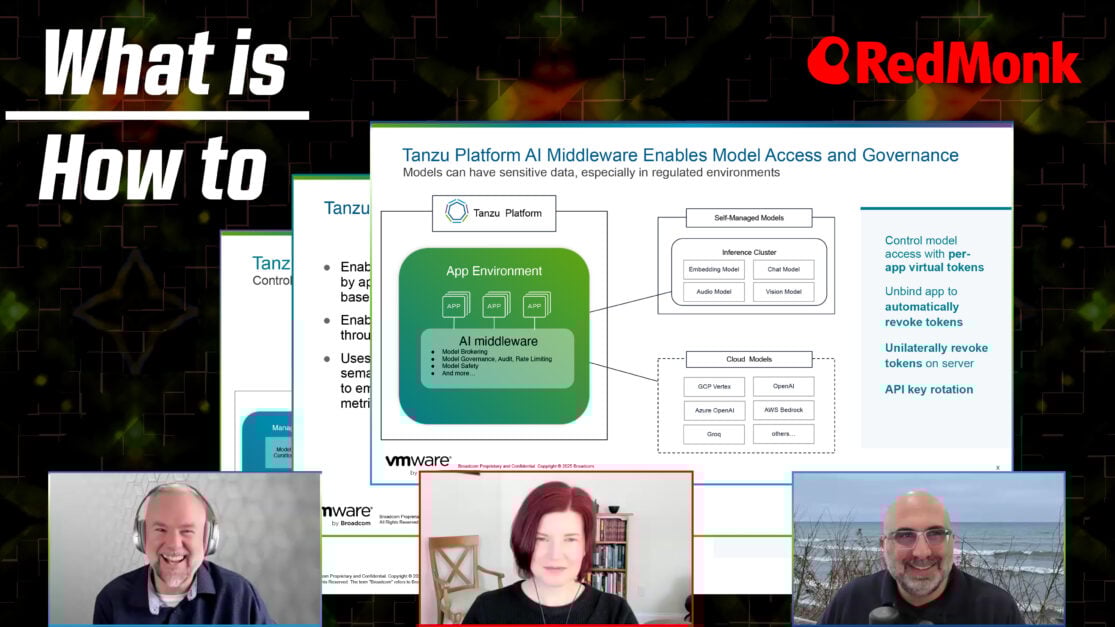 What is AI Middleware? How to build AI-embedded applications with Tanzu AI Solutions – RedMonk